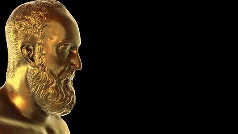 Hippocrates Rotation Sx 3d Animation Model Stock Footage Video (100% ...