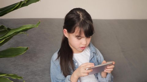 Side View Cute Little Kid Girl Stock Footage Video (100% Royalty-free ...