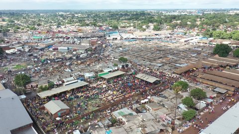 Crowded African Food Market Mbare Harare Stock Footage Video (100% ...