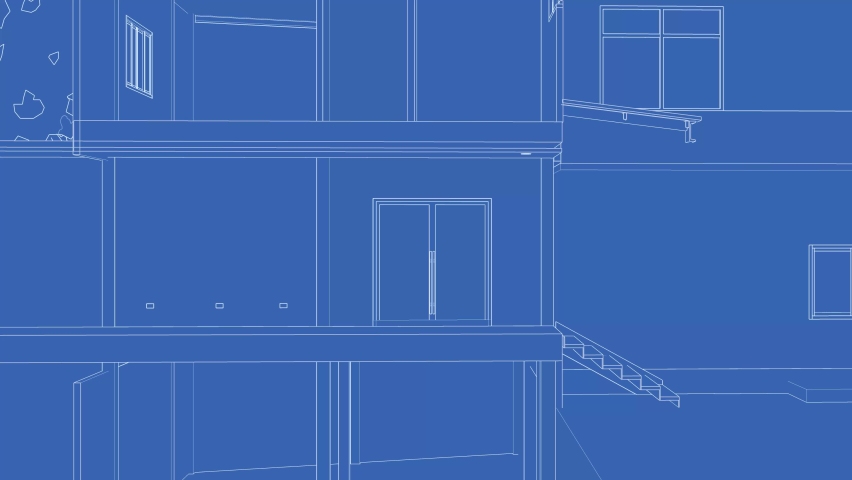 3d animation building project Stock Footage Video (100% Royalty-free ...