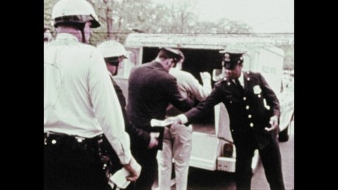 1970s Man Being Patted Down By Stock Footage Video (100% Royalty-free ...