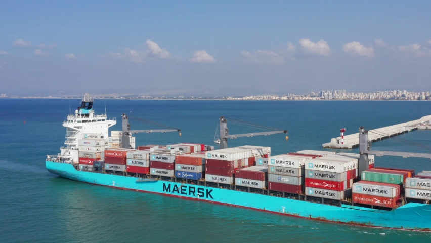 Maersk Container Ship Stock Videos – Royalty-Free HD & 4K Videos | Pond5