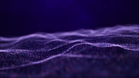 Abstract Technology Background Blue Violet Digital Stock Footage Video ...