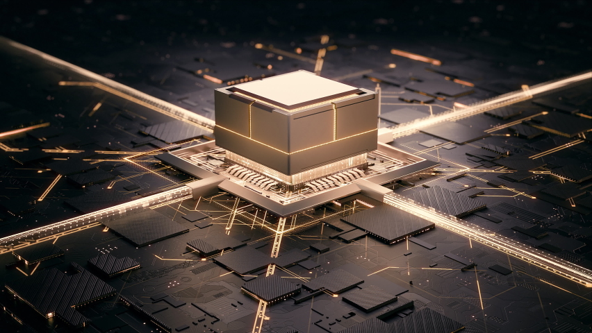 concept animation shows process turning on Stock Footage Video (100% ...