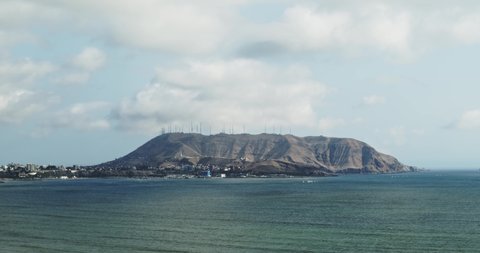 Morro Solar Chorrillos Lima Peru 4k Stock Footage Video (100% Royalty ...