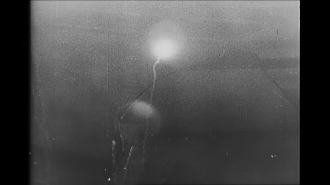 1940s Bombs Rain Bombers Sky Bombs Stock Footage Video (100% Royalty ...