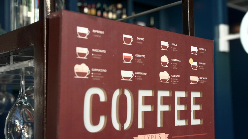 230 Cafe font Stock Video Footage - 4K and HD Video Clips | Shutterstock