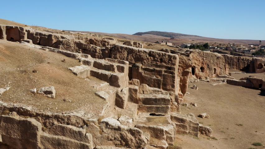 ancient fortress dara mesopotamia turkey - Stock Footage Video (100% ...