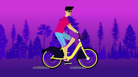 Bike animation Stock Video Footage - 4K and HD Video Clips | Shutterstock