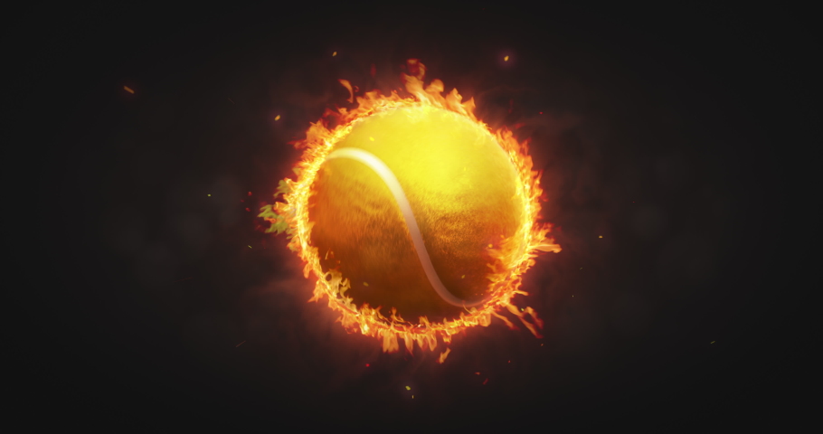 Tennis ball on fire Stock Video Footage - 4K and HD Video Clips ...