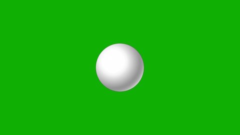 Spinning Sphere Motion Graphics Green Screen Stock Footage Video (100% ...