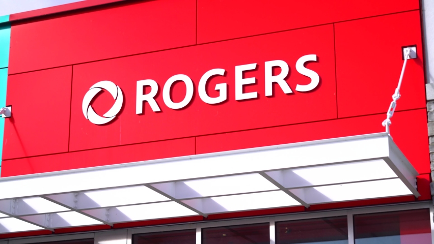 5 Rogers communications logo Stock Video Footage - 4K and HD Video ...