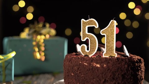 20 51 birthday cake Stock Video Footage - 4K and HD Video Clips ...