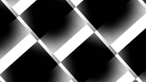 Black White Stripe Animation Moving Geometric Stock Footage Video (100% ...