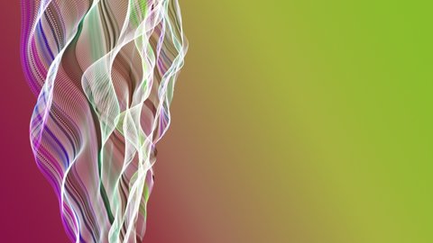 Fantastic Video Animation Particle Wave Object Stock Footage Video (100 ...