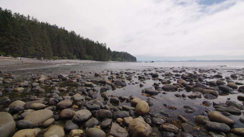 Beautiful China Beach On West Coast Stock Footage Video (100% Royalty ...