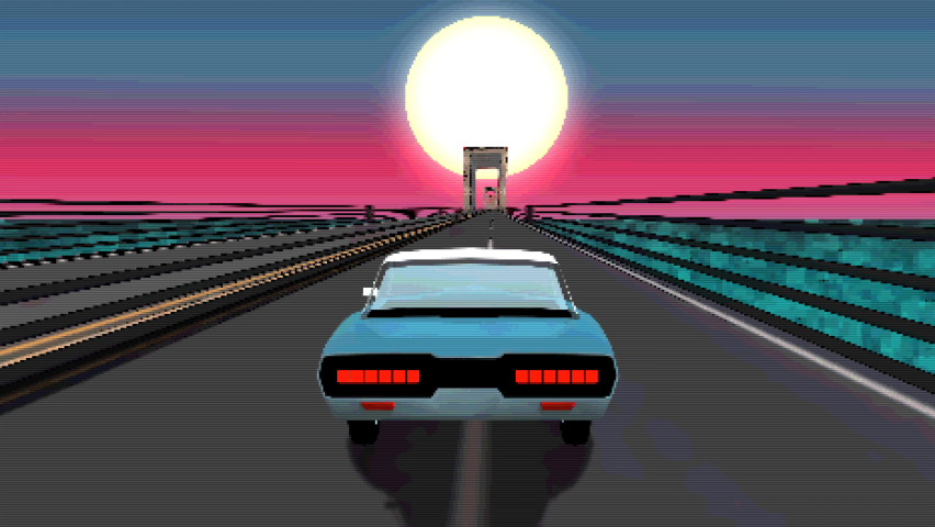 8 bit sport car 3d animation Stock Footage Video (100% Royalty-free ...