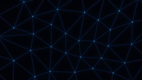 Plexus Abstraction Digital Network Technology Moving Stock Footage Video (100% Royalty-free ...