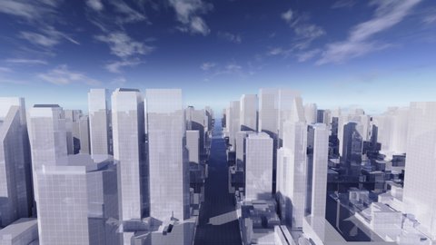 City Building Simple Modern Skyscraper Business Stock Footage Video ...