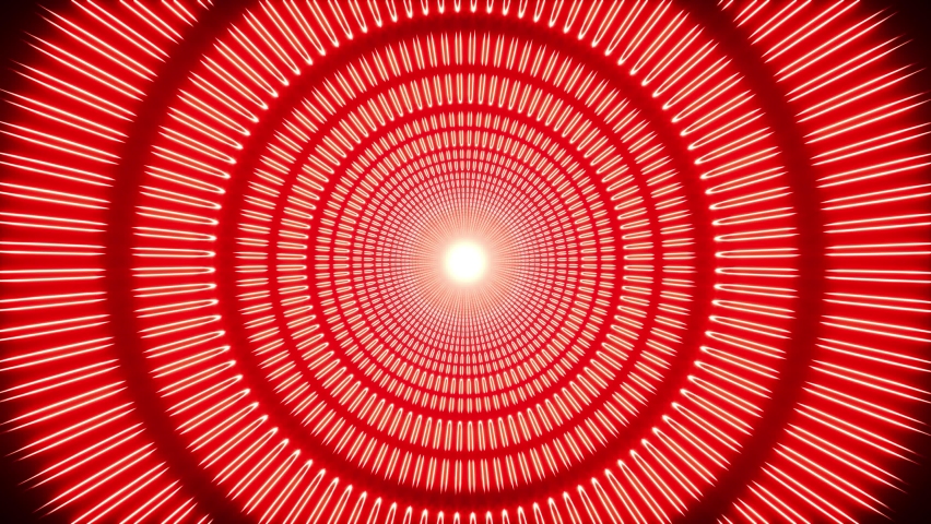 fast flickering red thin circular light Stock Footage Video (100% ...