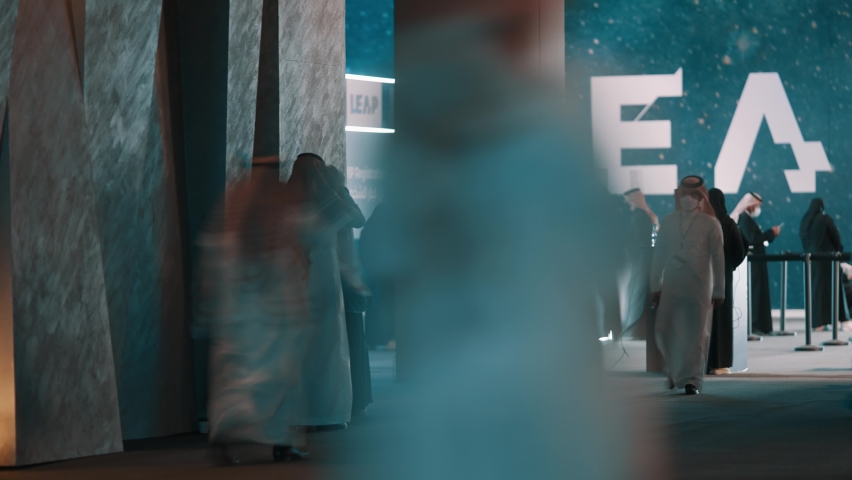 Riyadhsaudi Arabia 122022 Leap Technology Event Stock Footage Video ...