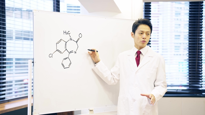 science class concept scientist professor Stock Footage Video (100% ...