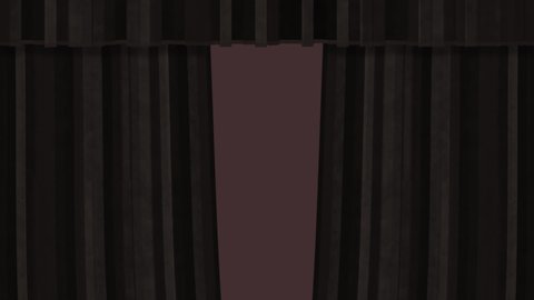 Stylized Black Animated Curtains Opening Closing Stock Footage Video ...