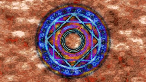 Magic Earth Circle Powerful Ancient Energy Stock Footage Video (100% ...