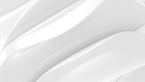 Abstract White Background Loop Animation 3d Stock Footage Video (100% ...