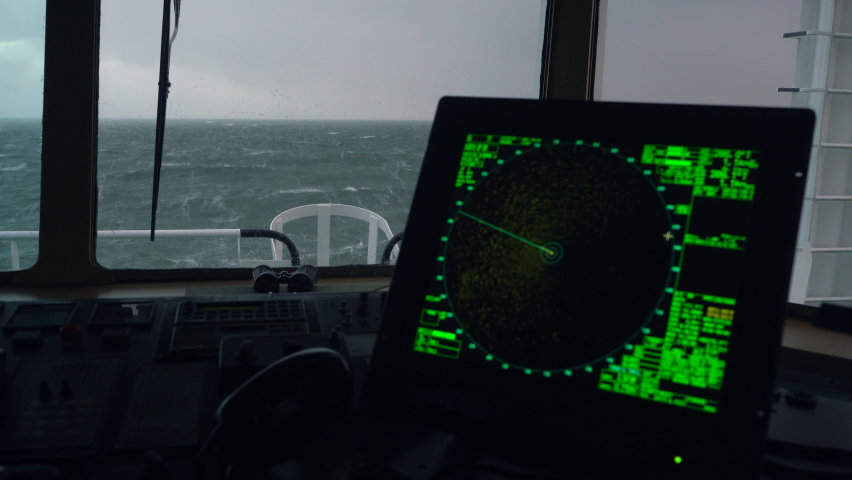 ship storm radar control panel ship's Stock Footage Video (100% Royalty ...