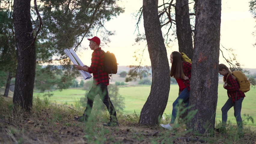 Orienteering kids Stock Video Footage - 4K and HD Video Clips ...