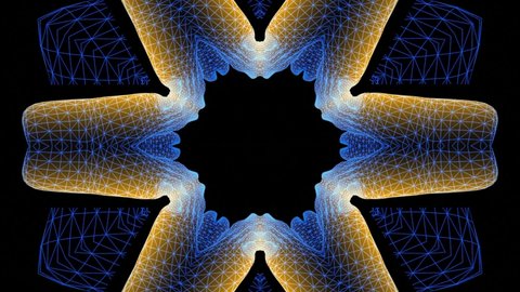 Colorful Abstract Movement Body Isolated Background Stock Footage Video ...