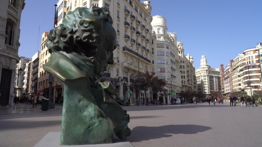 Goya statue Stock Video Footage - 4K and HD Video Clips | Shutterstock