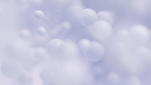 Abstract Light Grey Background Bubbles Random Stock Footage Video (100% ...