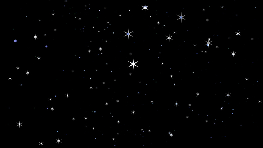 Night sky milky way galaxy. this is animated. The universe's shiny ...