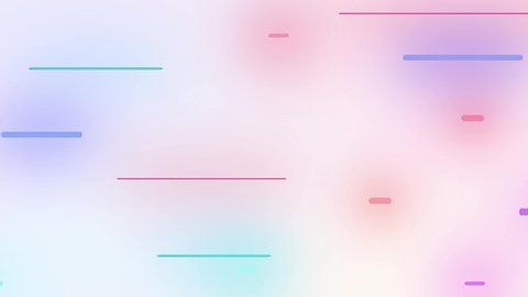 Colorful Horizontal Lines Moving Across Screen Stock Footage Video (100 ...