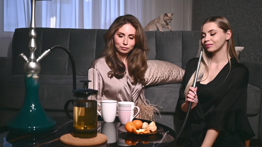 Bar lady shisha Stock Video Footage - 4K and HD Video Clips | Shutterstock