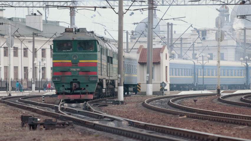 134 Soviet diesel locomotive Stock Video Footage - 4K and HD Video ...