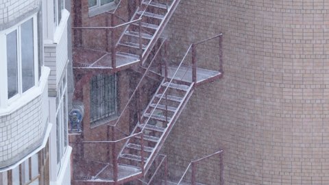 Pageant Stairs Brick House On Background Stock Footage Video (100% ...