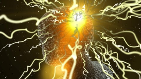 Animation Human Intellectual Intelligence Mental Intelligence Stock ...