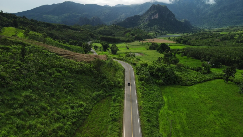 top view main road on both Stock Footage Video (100% Royalty-free ...