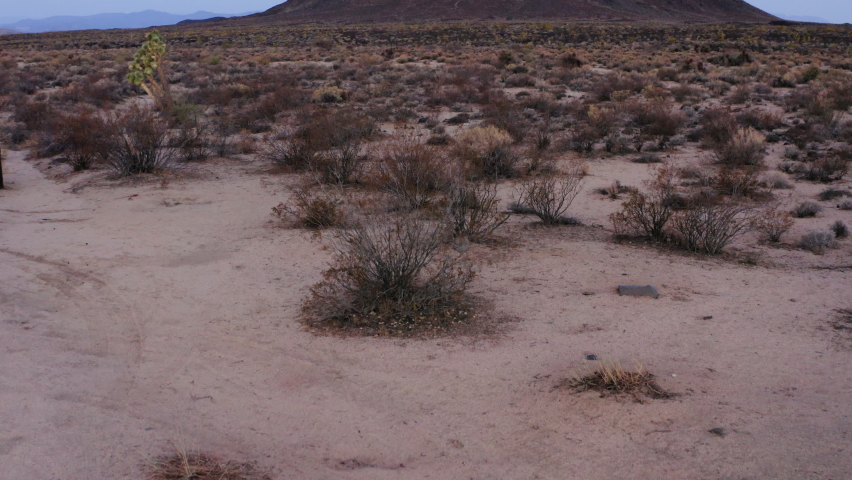Cima Dome Volcanic Field Revealing Scene Stock Footage Video (100% ...
