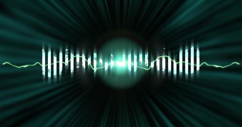 Visualizer Equalizer Meters Modern Audio On Stock Footage Video (100% ...