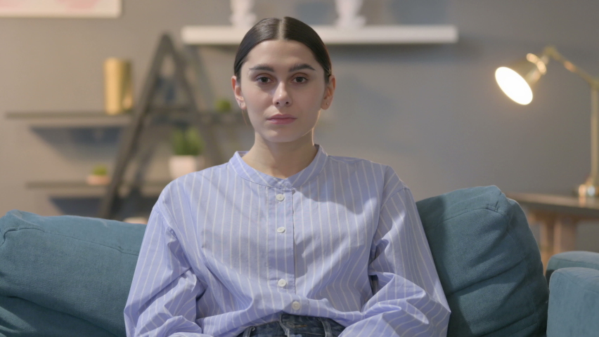 Woman with horrified facial expression Stock Video Footage - 4K and HD ...