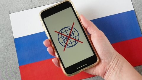 Hand Mobile Phone Crossed Out Swift Stock Footage Video (100% Royalty ...