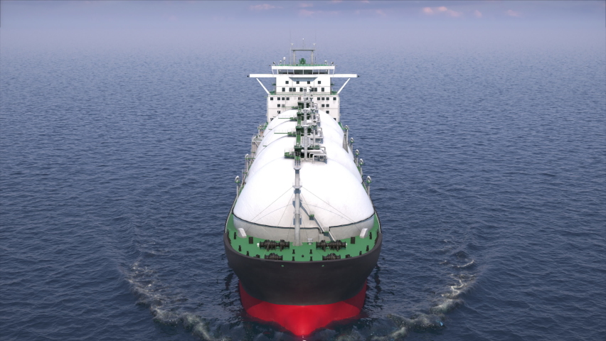 beautiful 3d animation gas tanker render Stock Footage Video (100% ...