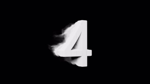 Number 4 Dense Heavy Smoke Fog Stock Footage Video (100% Royalty-free ...