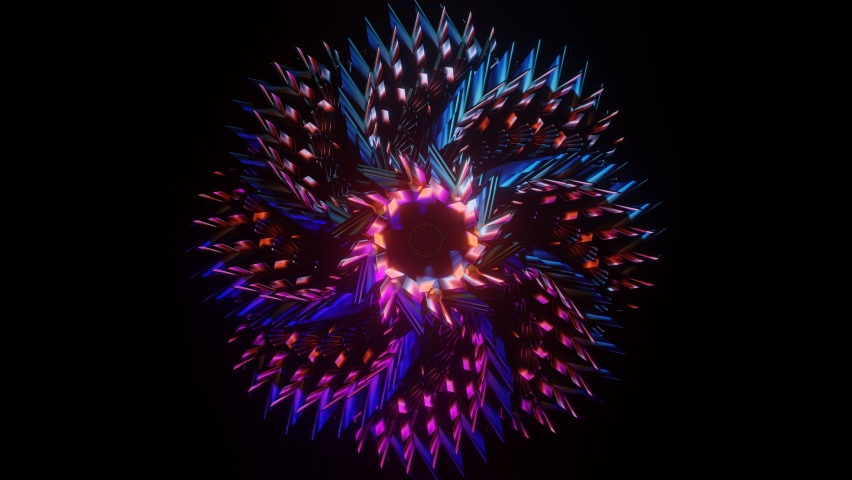 Abstract Transformation Abstract Figures Stock Footage Video (100% ...