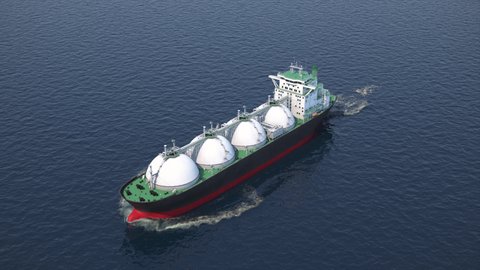 Beautiful 3d Animation Gas Tanker 3d Stock Footage Video (100% Royalty ...
