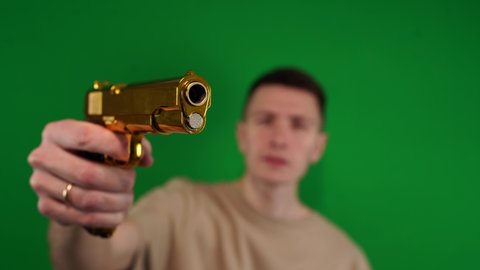 Gun green screen Stock Video Footage - 4K and HD Video Clips | Shutterstock